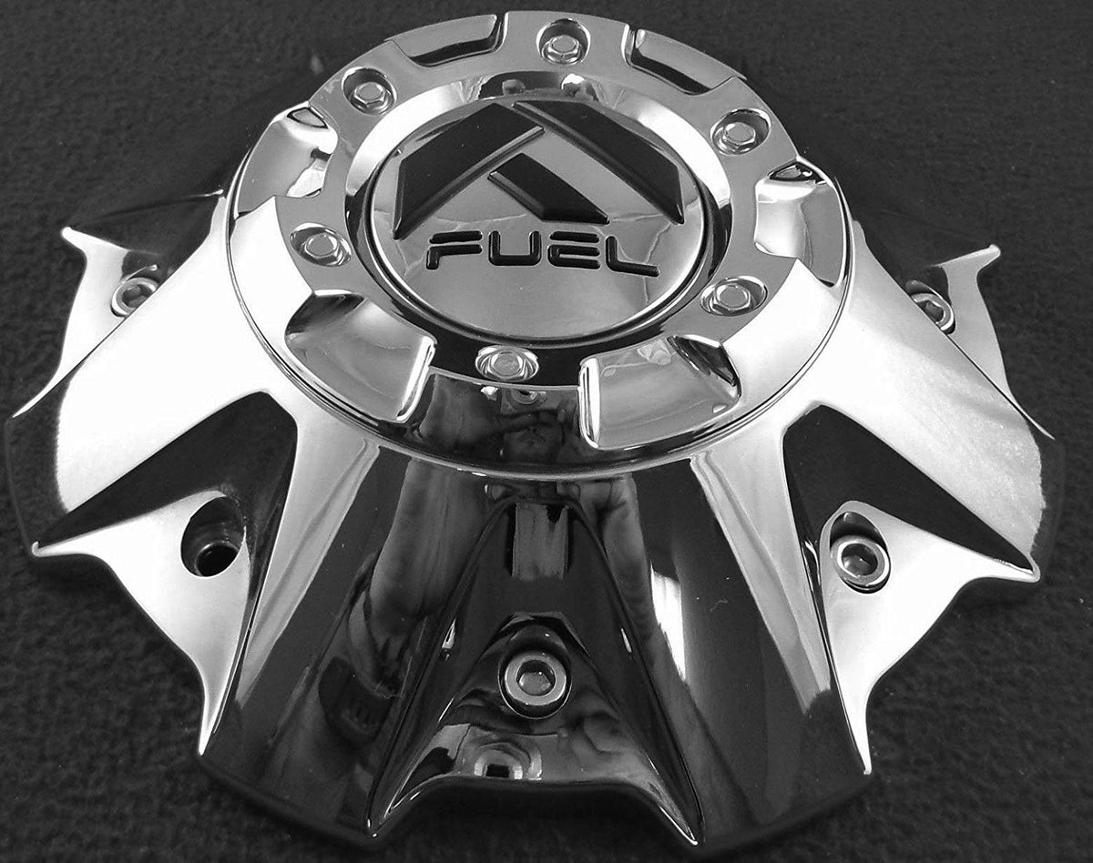Fuel Wheels Chrome Custom Center Cap Set of One (1) # 1001-63B 5-6 LUG ...